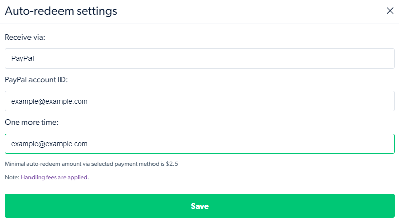 How to setup the auto-redeem? – EarnApp